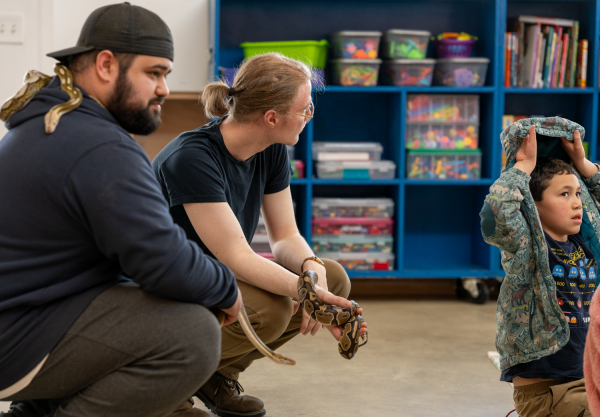 Spring Break Learning Experience: A Visit With Snakes - Camp Fire Alaska